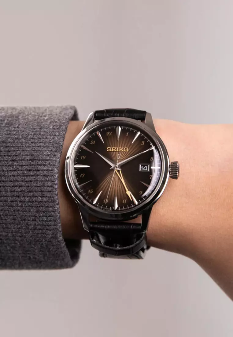 線上選購 Seiko Presage Cocktail Time Men Automatic Watch SSK039J Black ...