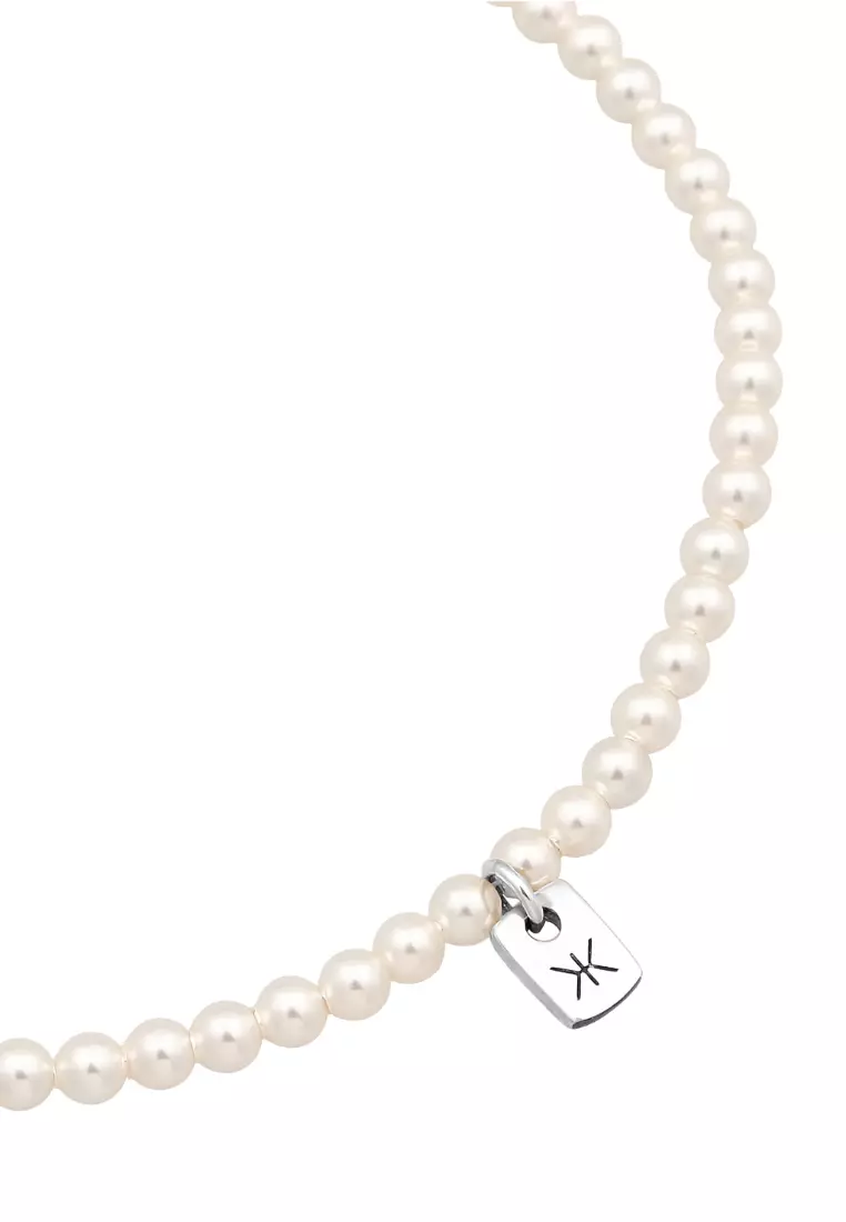 Buy Kuzzoi Bracelet Men Pearls Embellished With Crystals By Swarovski ...