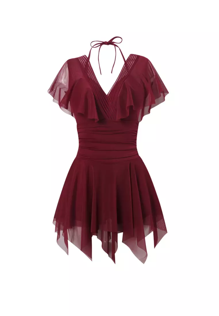 Buy Zitique Sexy Tulle Backless One Piece Swimsuit 2024 Online Zalora