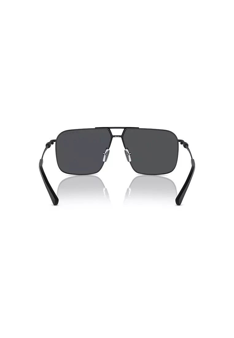 Buy Armani Exchange Men Pilot Frame Black Sunglasses, UV Protection ...
