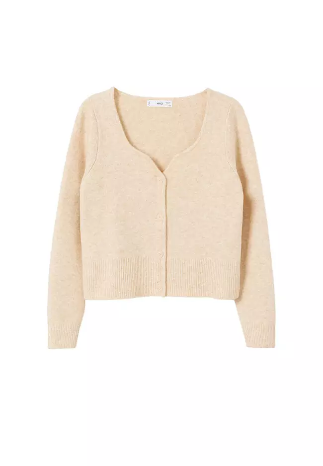 Buy Mango Textured Knit Cardigan 2025 Online | ZALORA Philippines