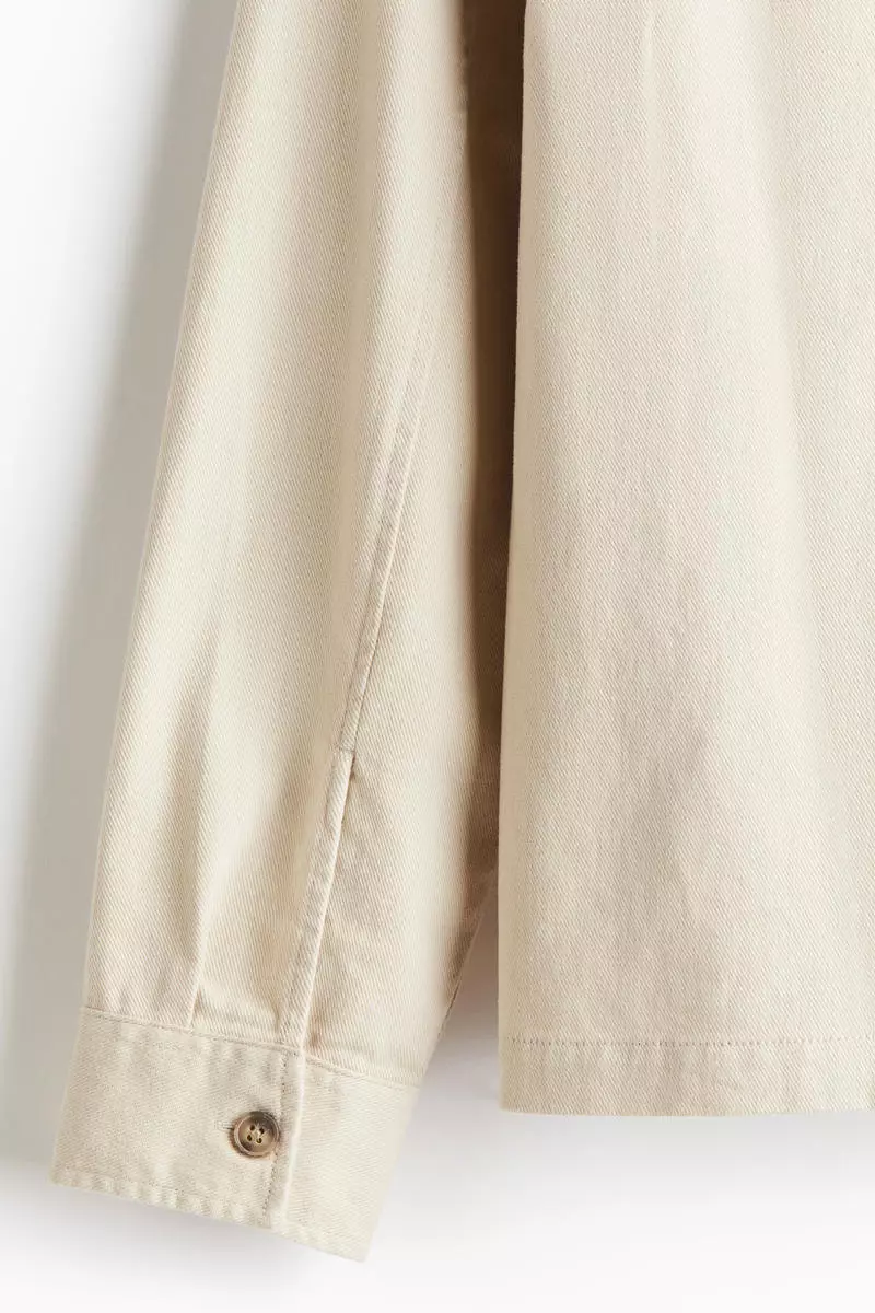 Buy H&M Regular Fit Cotton twill overshirt 2025 Online | ZALORA