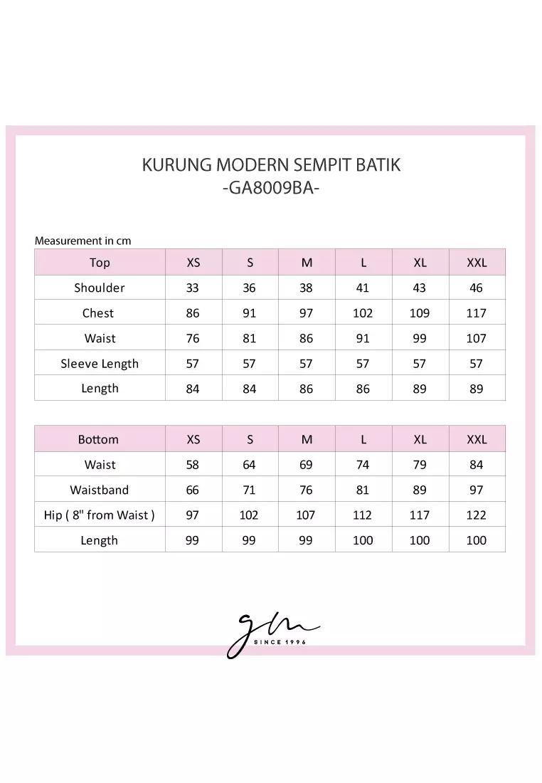 Buy Gene Martino Kurung Modern Sempit Batik 8009 Online | ZALORA Malaysia