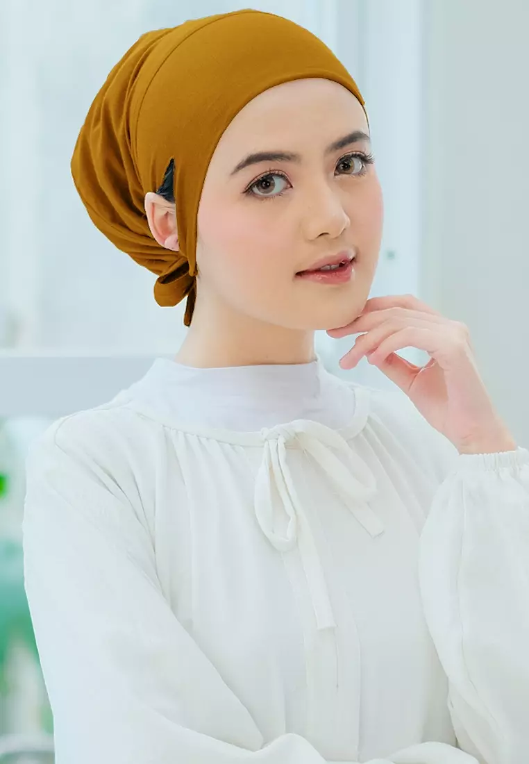 Jual Cantik Kerudung Cantik Kerudung INNER ANTI GESER-MUSTARD Original ...