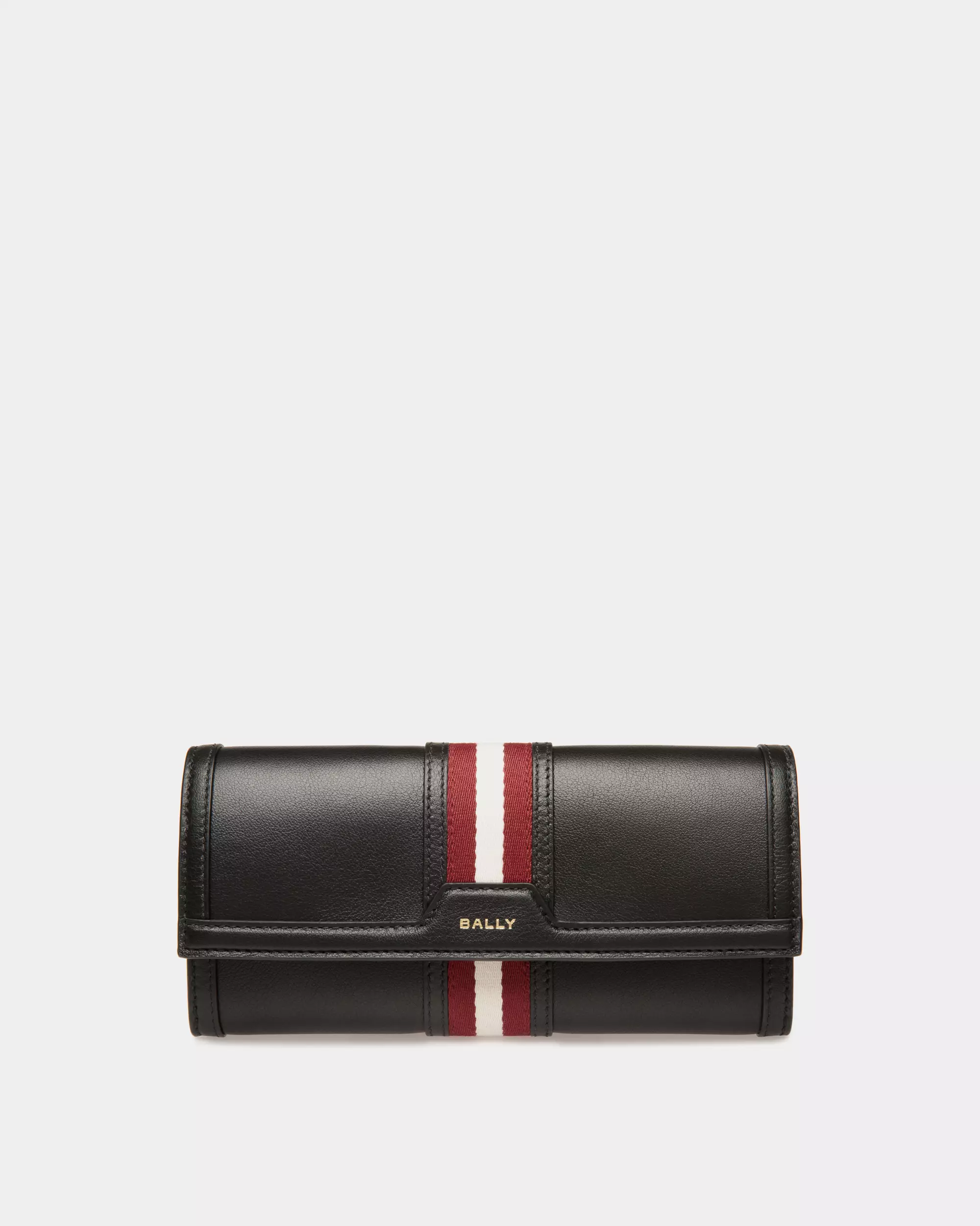 Jual BALLY Code Long Leather Wallet - Black Original 2025 | ZALORA Indonesia