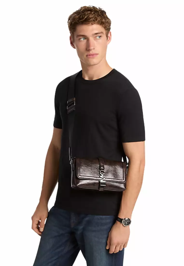 Buy Michael Kors Michael Kors Cyrus Small Distressed Crossbody Bag In ...