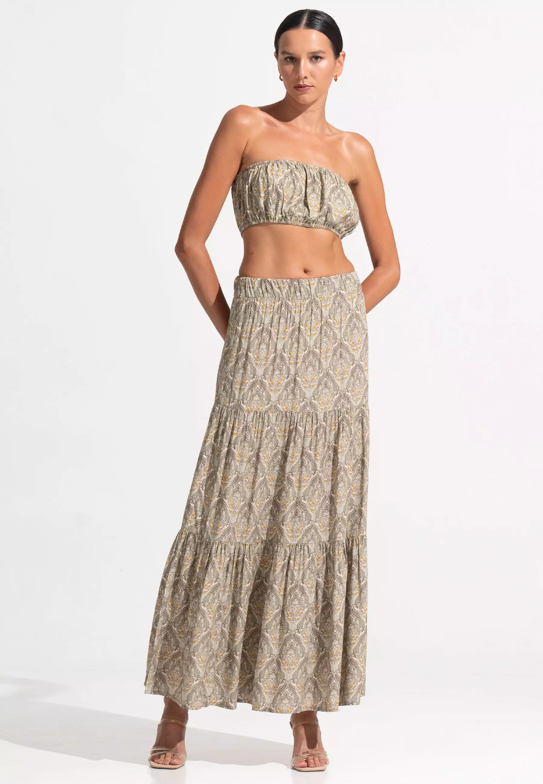 Jual morratobali Morrato Bali - Estrella Maxi Skirt Primavera Parchment Original 2024 | ZALORA ...