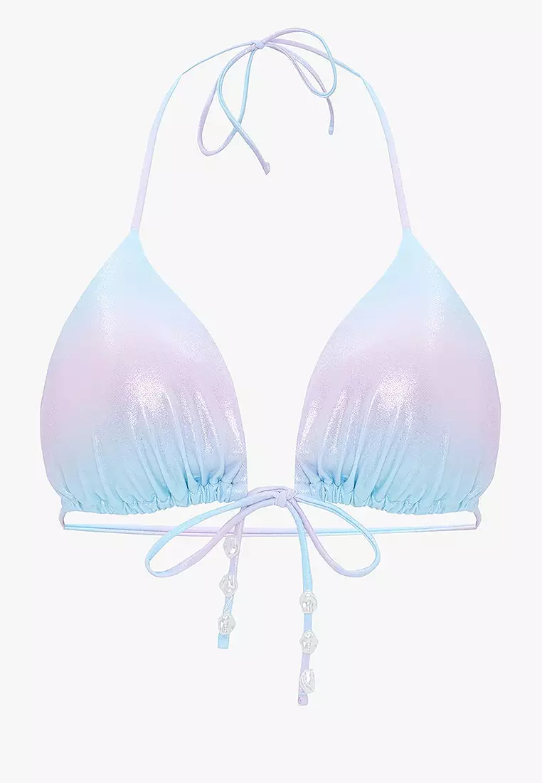 Buy Penti Jamie Beaded Triangle Bikini Top 2025 Online | ZALORA