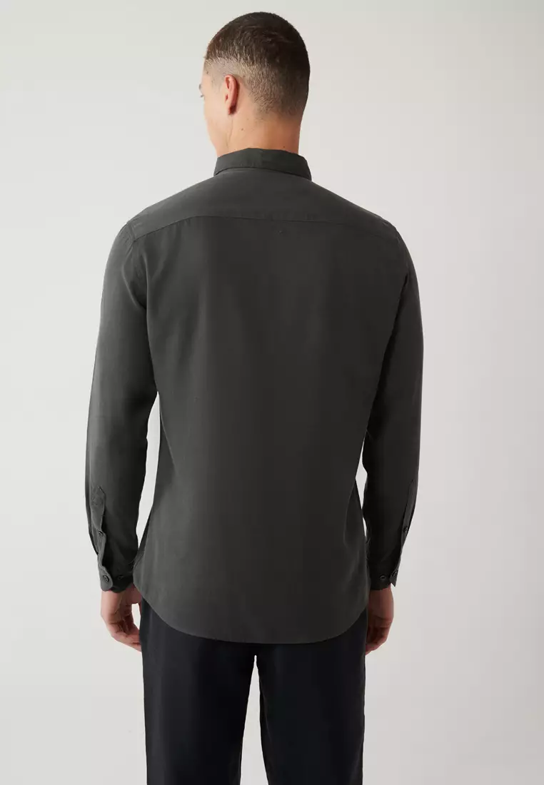 Buy Avva Long Sleeves Collared Shirt 2025 Online | ZALORA