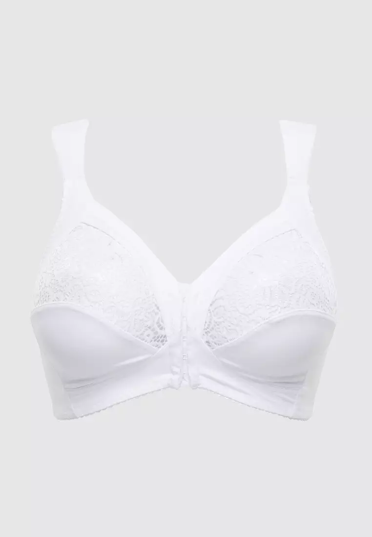 Sans Complexe Clara Wirefree Front Closure Bra with Lace 2024 | Buy ...