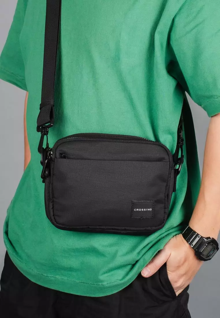 Buy CROSSING Crossing Sam Anti-Theft RFID Crossbody Bag - Black 2025 ...