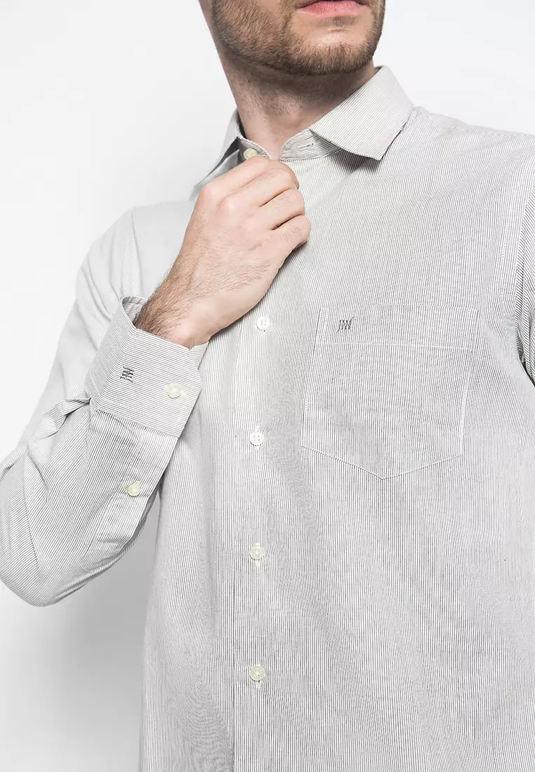 Jual Johnwin Kemeja Formal - Warna Putih -Lengan Panjang - JFSH.650 ...