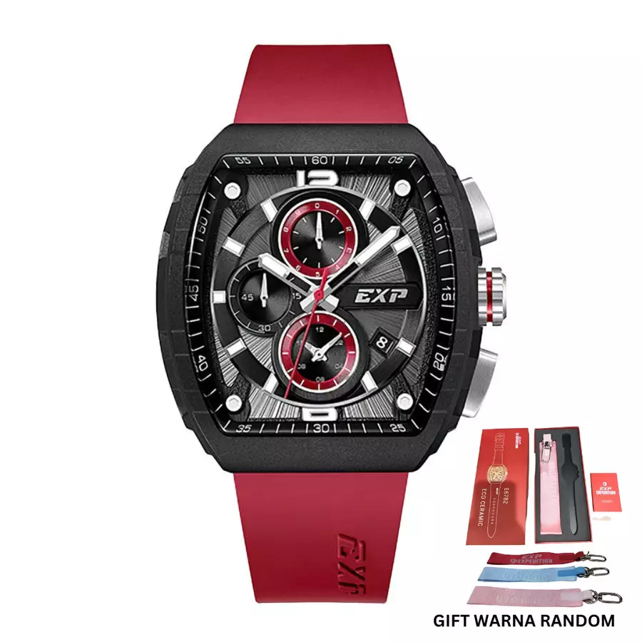Jual Expedition Expedition 6782 Hitam Karet Merah Cowok Original 2025 ...