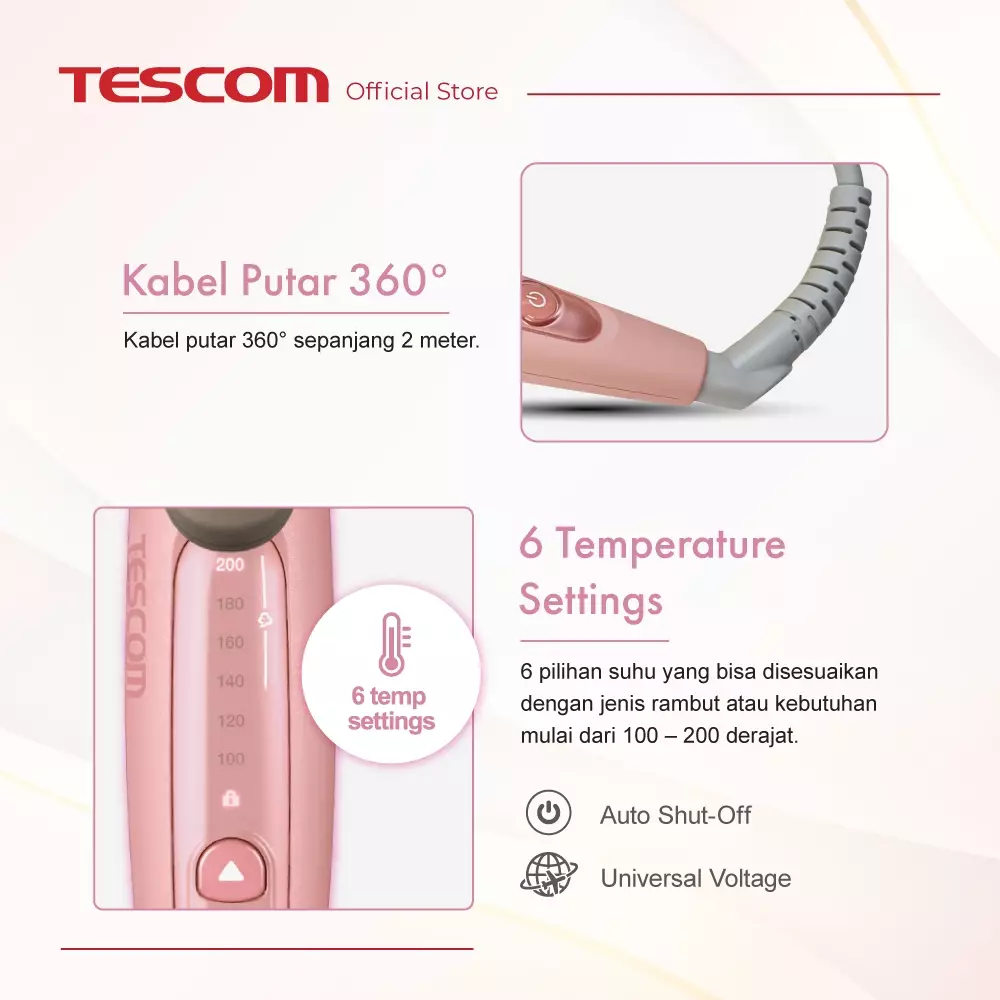 Jual Tescom Paket Tescom Ion Hair Dryer TD550ID - Pengeriting Rambut ...