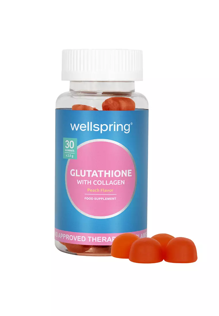 Buy WELLSPRING Glutathione with Collagen Gummies 2025 Online | ZALORA ...