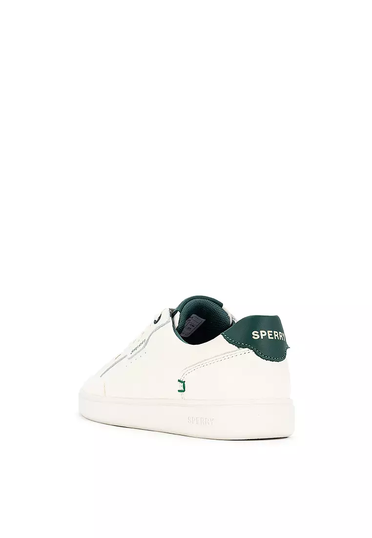 Jual Sperry Sperry Women's Crew 90 Leather Sneakers Off White Green ...