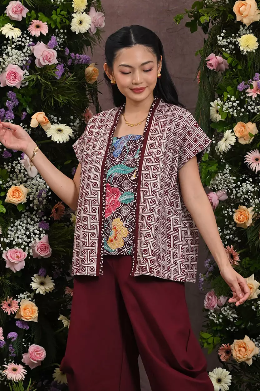 Jual Nona Rara Batik NONA RARA - Kebaya Dhini Encim T4087, Baju Kerja ...