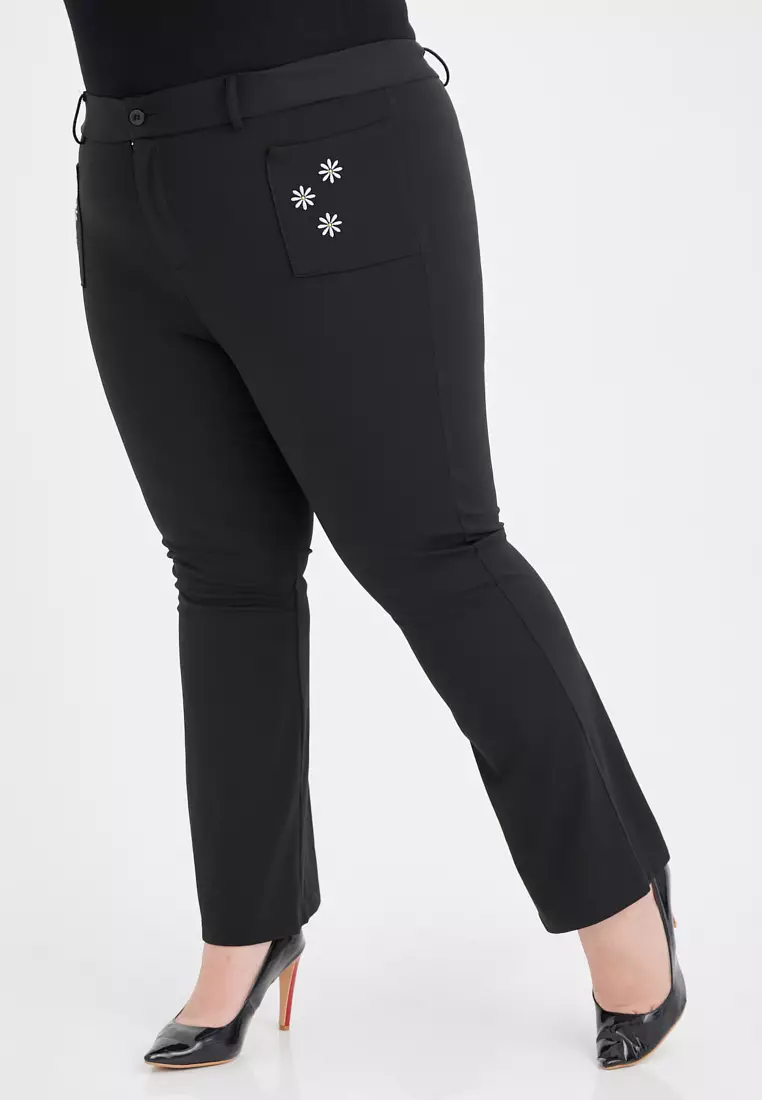 Buy Gene Martino Mabell Daisy Pants 017 2025 Online | ZALORA