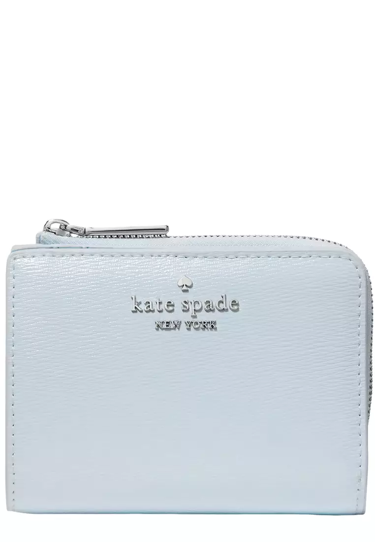 Buy Kate Spade Small L-Zip Wallet - Pale Sapphirine KP063 2026 Online ...