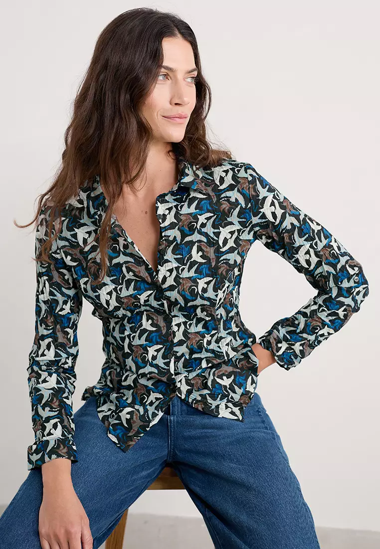 Seasalt Cornwall Seasalt Cornwall Blue Larissa Shirt 2025 | Buy Seasalt ...