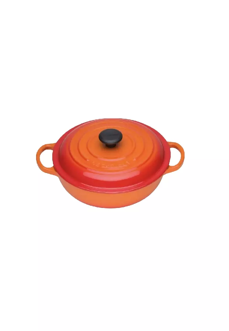 Buy Le Creuset Signature Cast Iron 22cm Stew Pot (Black Knob) Volcanic ...