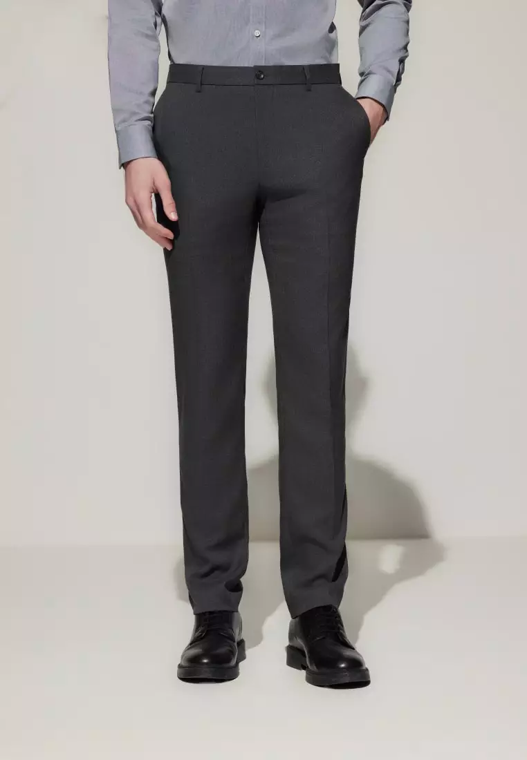 Buy G2000 G2000 Teflon Regular Fit Twill Suit Pants 2026 Online ...