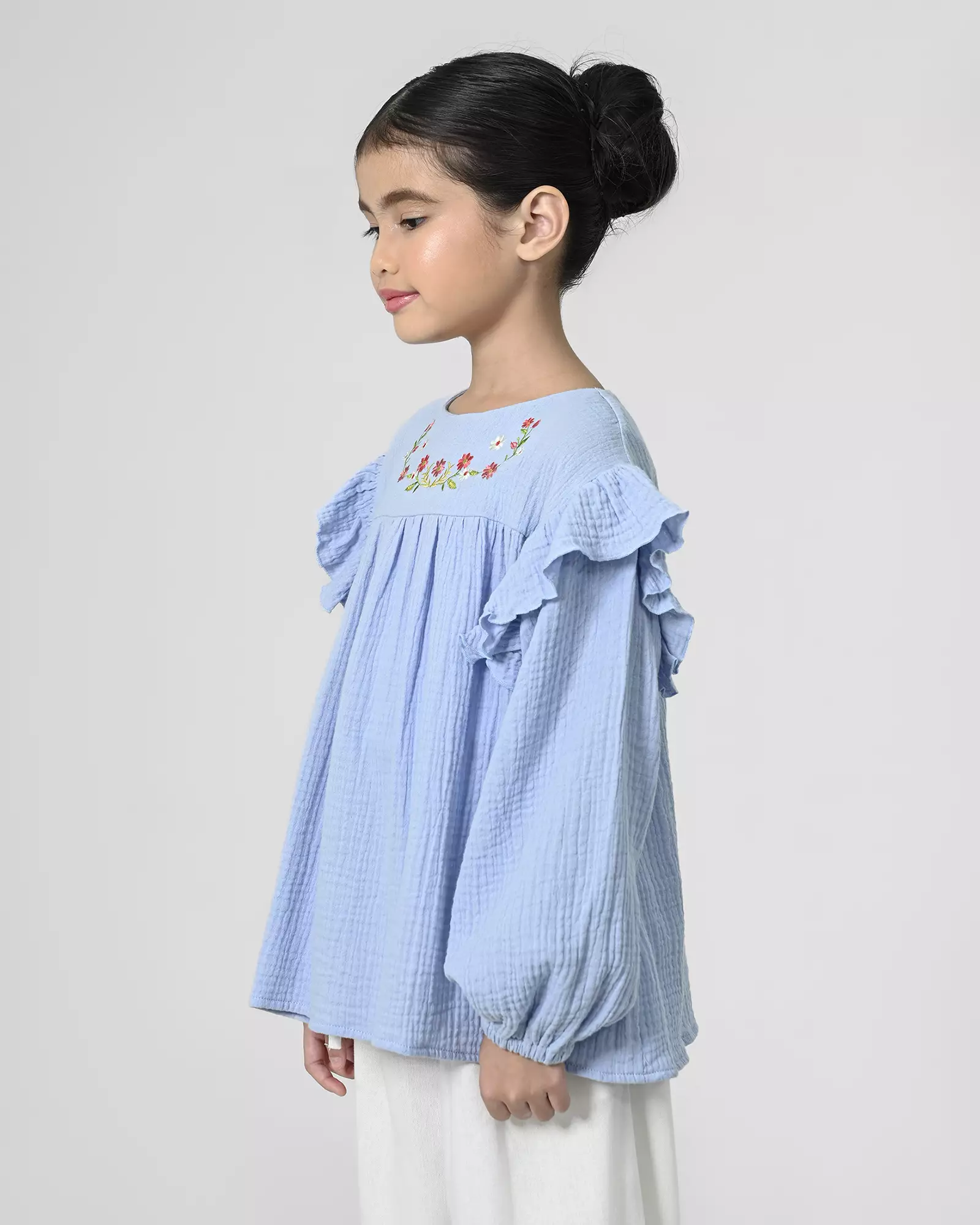Jual geulis.id Geulis.id PIP BLOUSE - BABY BLUE Original 2026 | ZALORA ...