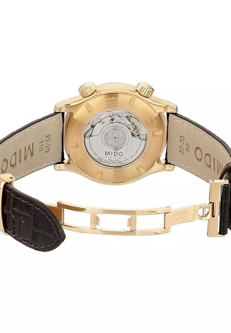 Buy Mido Mido Multifort GMT Gent Automatic Watch M0059293603100 Online ...