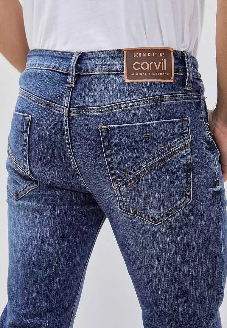 Jual Carvil Carvil Jeans Pria Orlan-BLS Original 2025 | ZALORA Indonesia