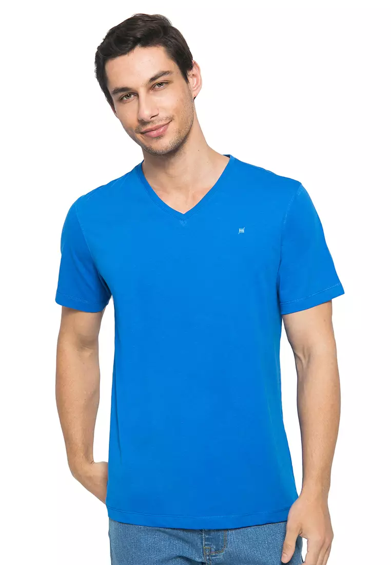 Jual Johnwin Johnwin - Kaos Pria - Kaos Polos Warna - Kaos Supima 40's ...