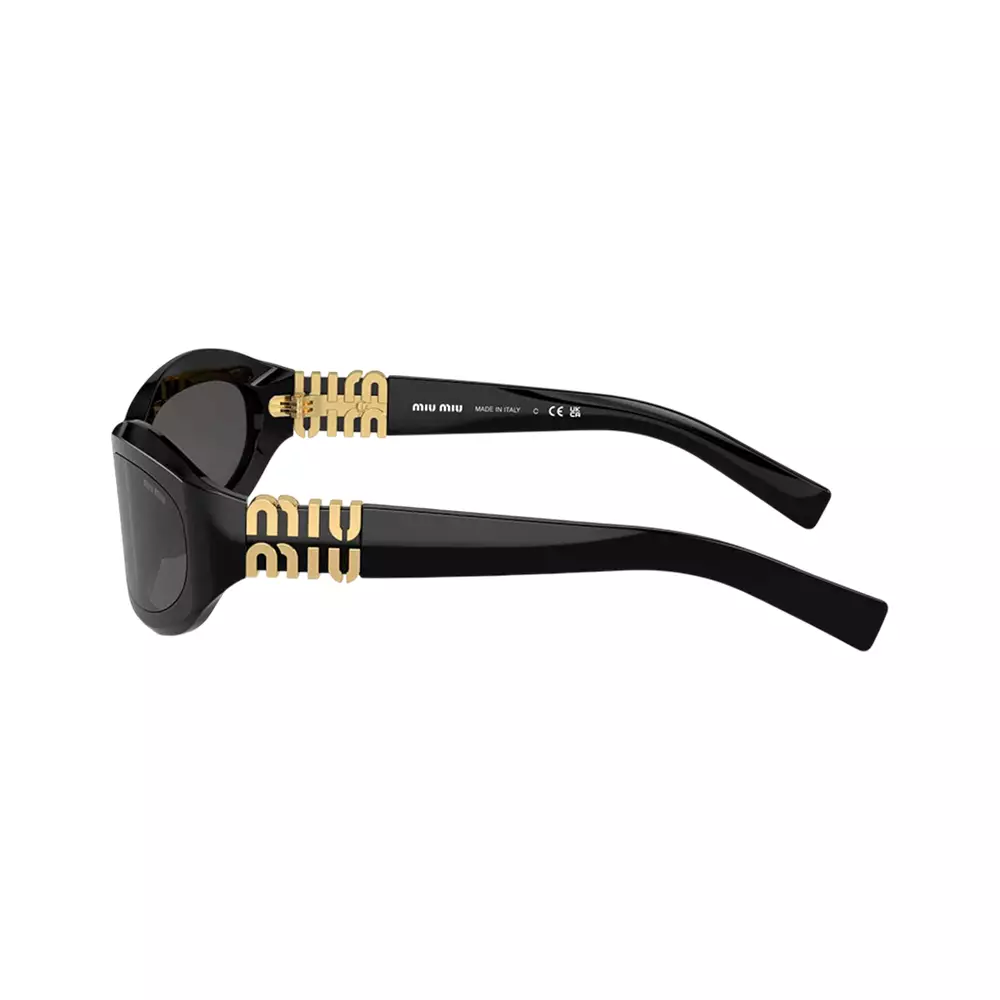 Jual Miu Miu Rectangle Frame Sunglasses with Dark Grey Lens Original ...