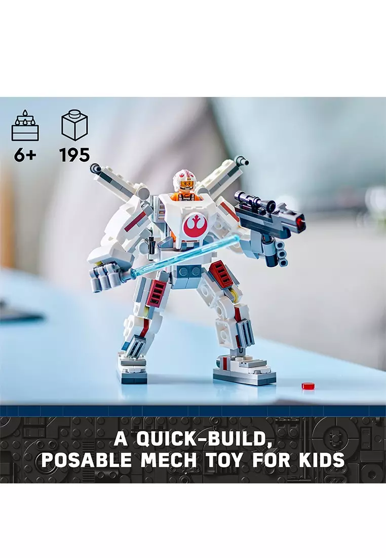 Buy LEGO® Star War™️ 75390 Luke Skywalker™ X-Wing™ Mech, Age 6 ...