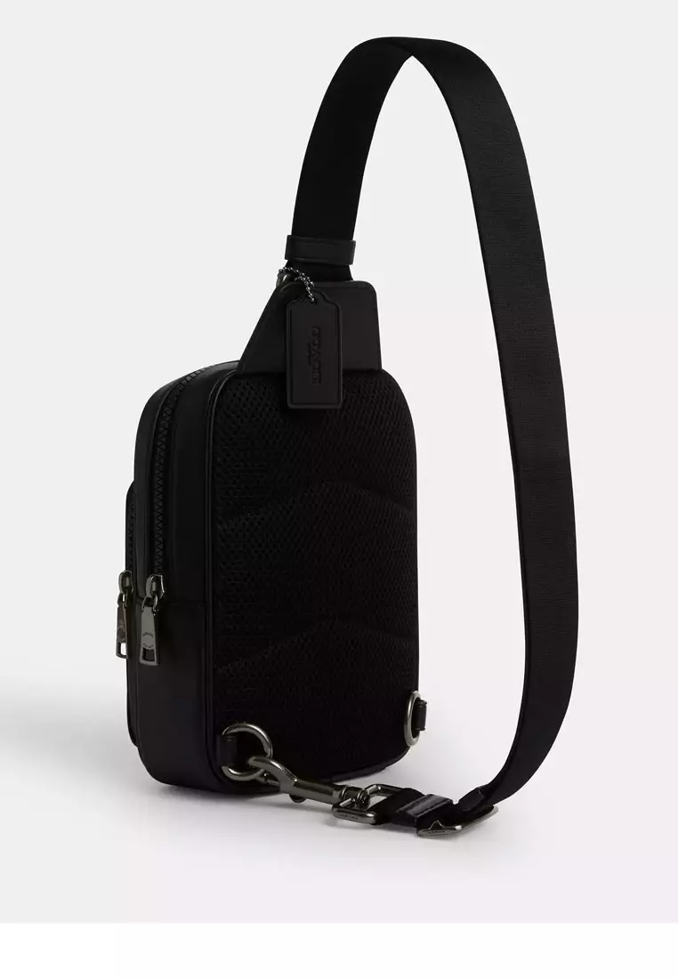 Buy Coach Racer Sling Pack In Signature 2025 Online | ZALORA