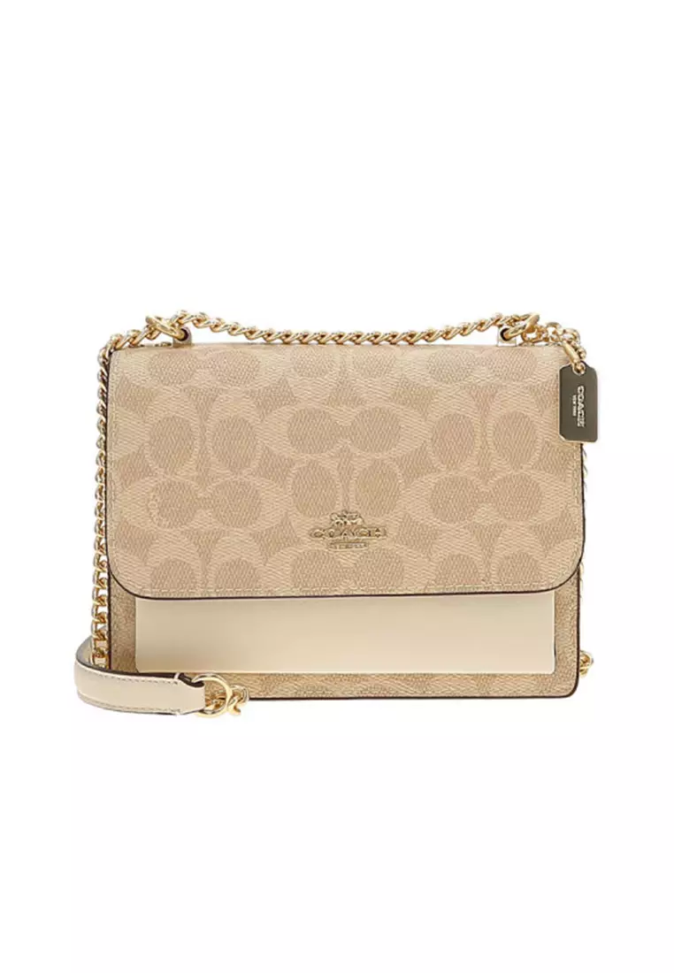 Buy Coach Women's Mini Klare Crossbody Bag In Signature Canvas in Chalk ...