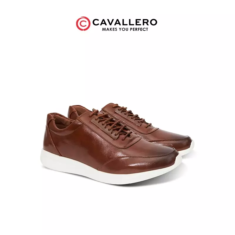 Jual Cavallero Sepatu Pria Casual Formal Cavallero Winslow Dark Brown ...