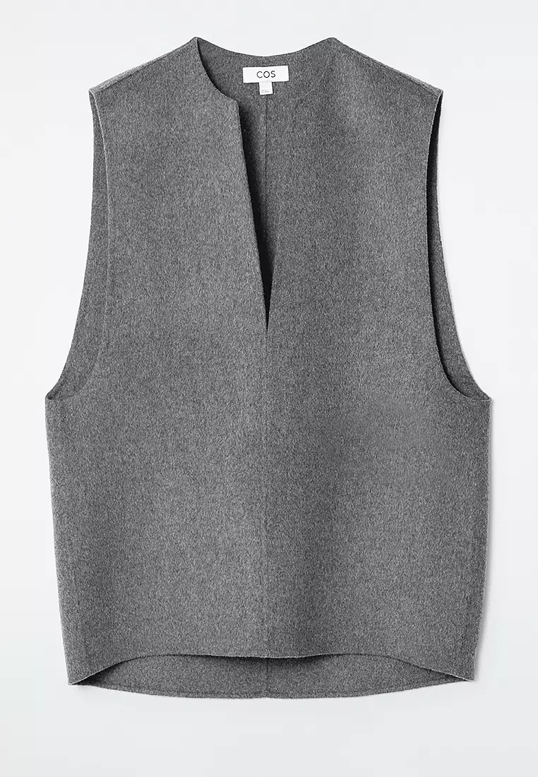 Buy COS Double-Faced Merino Wool Vest 2025 Online | ZALORA Philippines