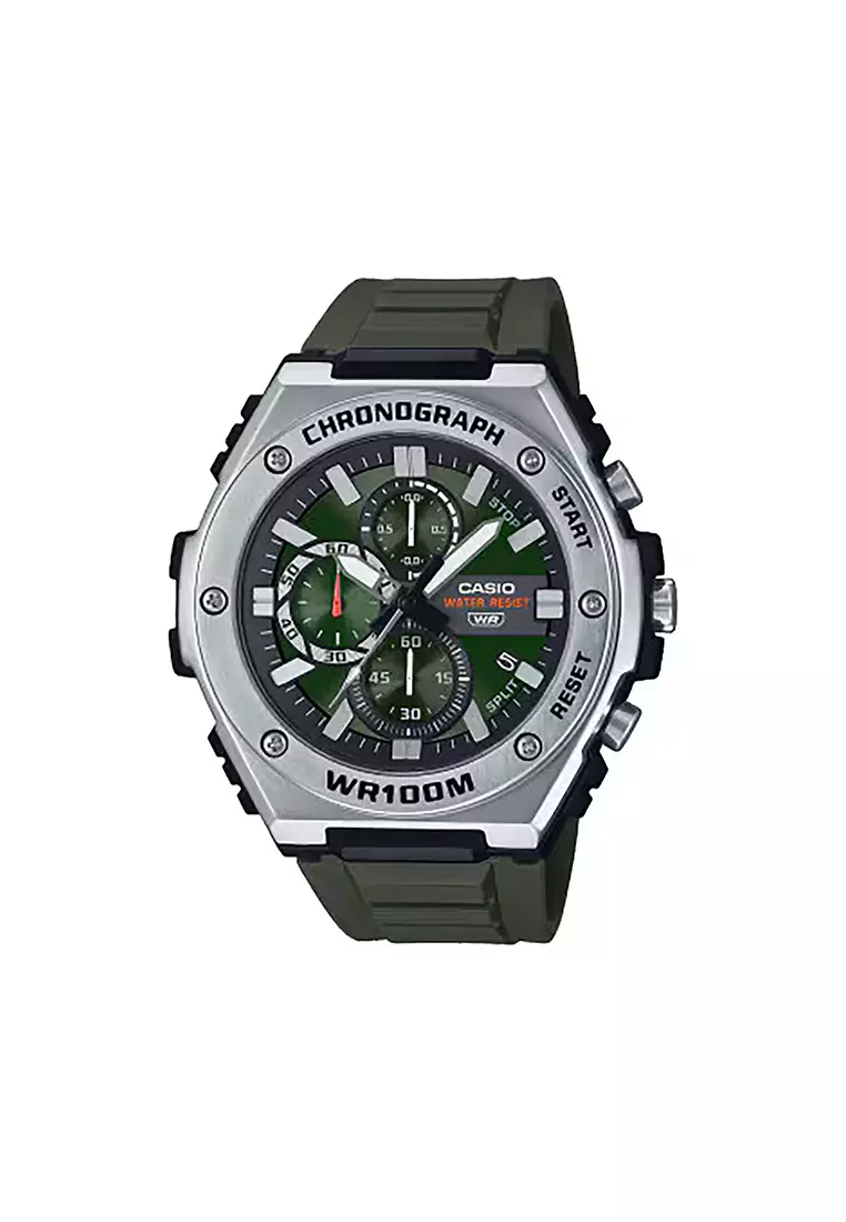 Casio MWA-300H-3A Men Chronograph Watch Black Resin Strap 2025 | Buy ...