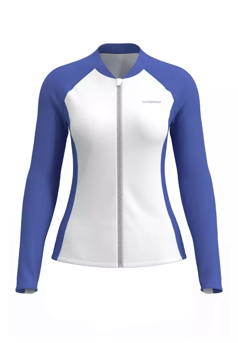 Buy Sunseeker Supplementary Ladies Blue Zip Front UV Jacket 2025 Online ...