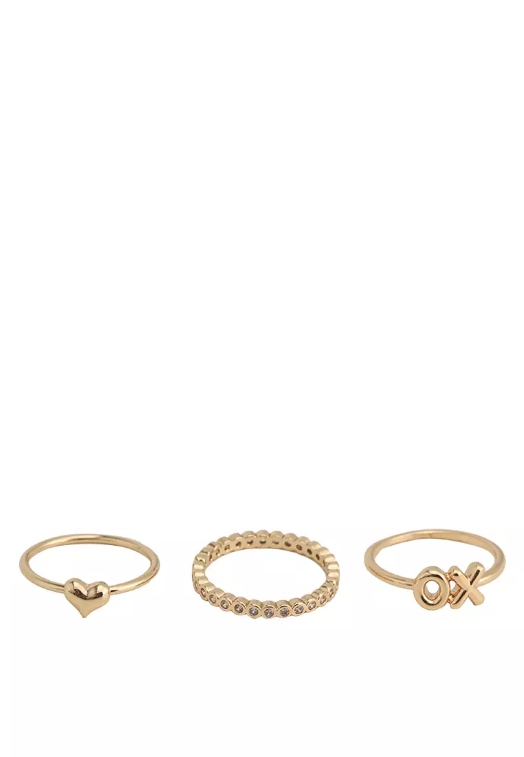 Buy ALDO Sweetyheart Rings Set 2025 Online | ZALORA