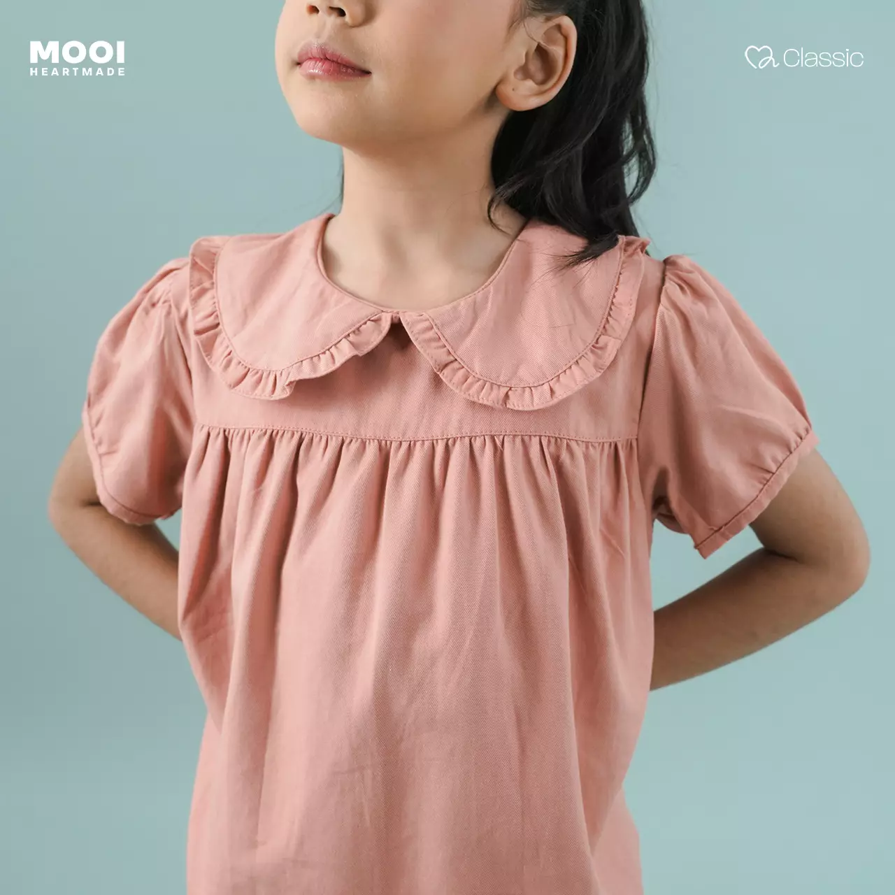 Jual Mooi Heartmade Mooi Atasan Anak Perempuan Classic Eleanor Puff Top ...