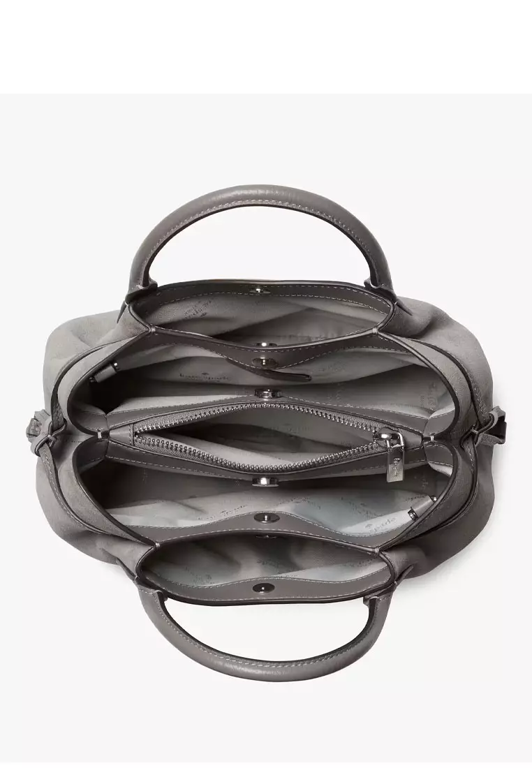 Buy Kate Spade Dumpling Suede Small Satchel 2025 Online | ZALORA