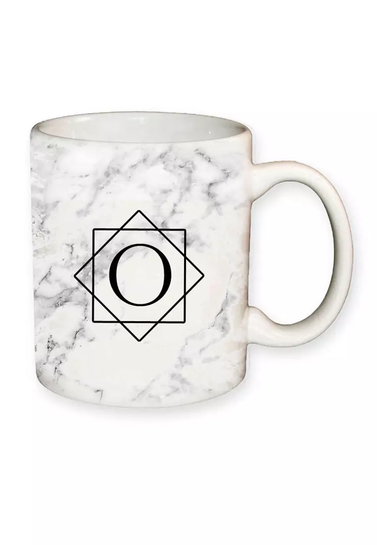 Buy Myriad Print Concepts Marble Diamond Initial Mug 2024 Online ...