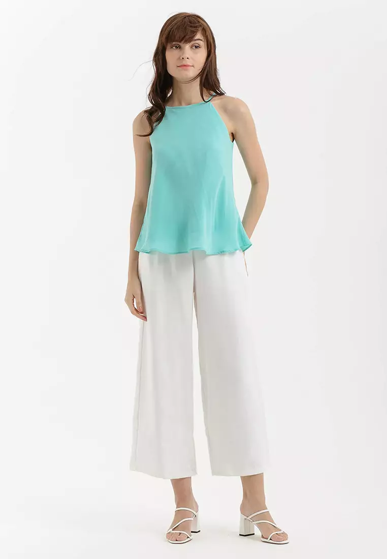 Jual Cloth Inc Spaghetti Halter Top Original 2024 | ZALORA Indonesia