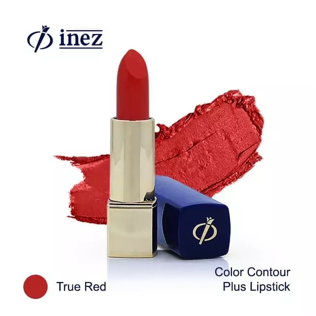Jual Inez Cosmetics Inez Color Contour Plus Lipstick - True Red ...