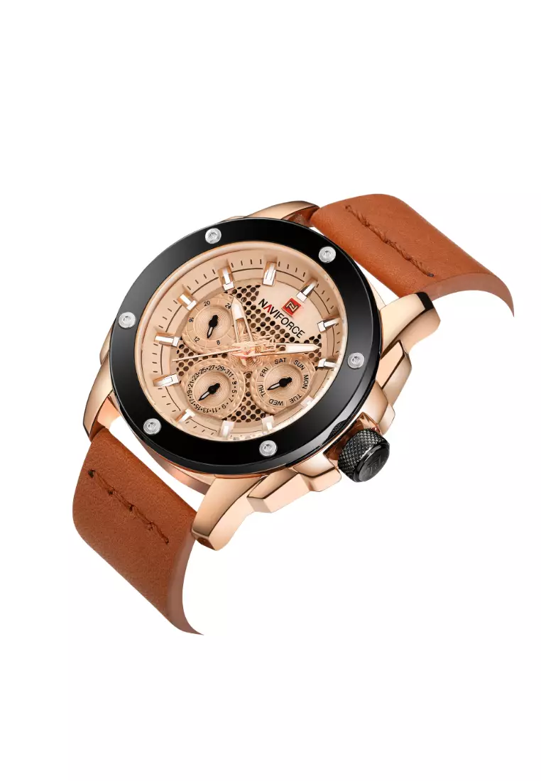 Buy OPCHIC Men's Six-Pin Waterproof Quartz Watch With Steel Belt Online ...
