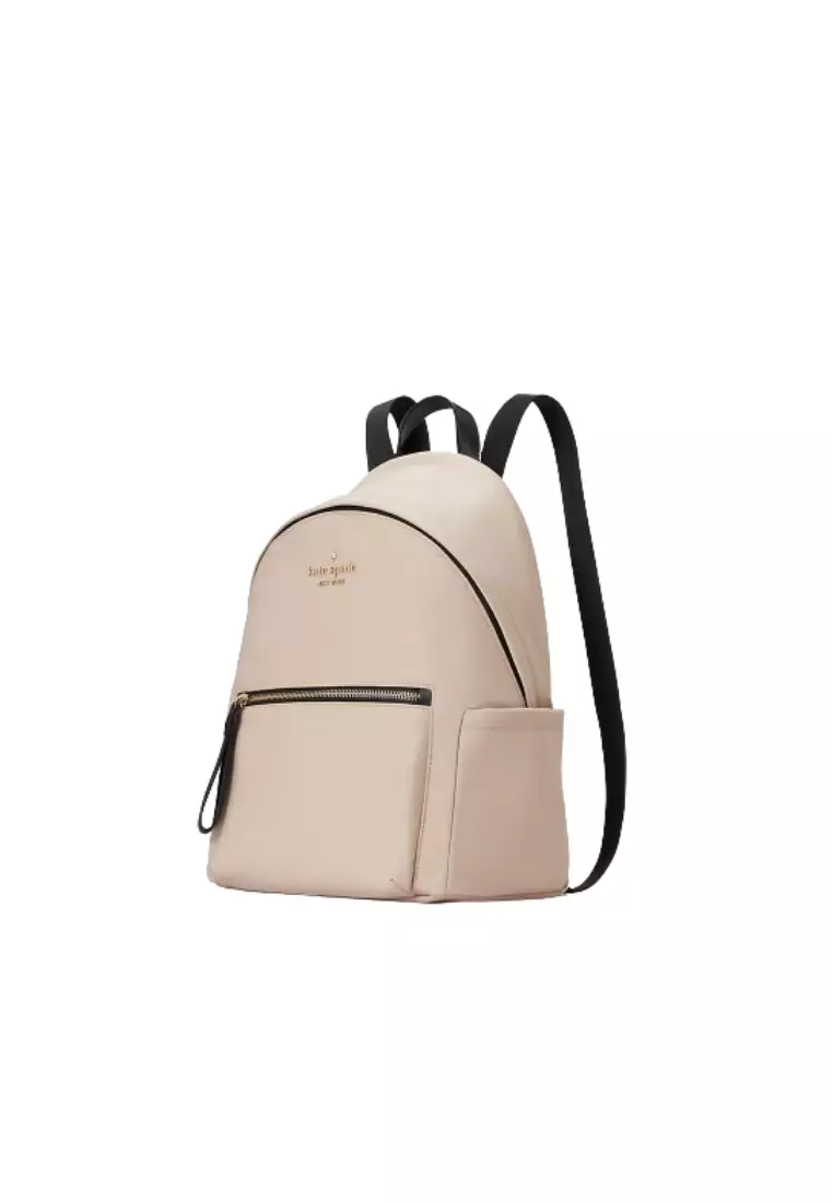 Buy Kate Spade Kate Spade Chelsea Medium Backpack Nylon In Warm Beige ...