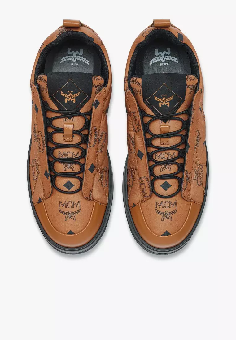 Buy MCM Neo Terrain Lo Sneakers in Quilted Monogram Nylon 2026 Online ...
