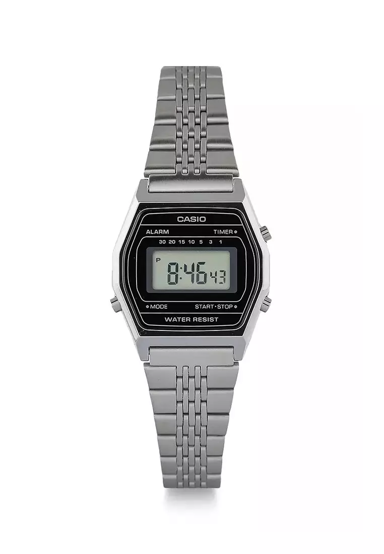 Jual Casio Casio Jam Tangan - Silver Black - Stainless Steel - LA690WA ...