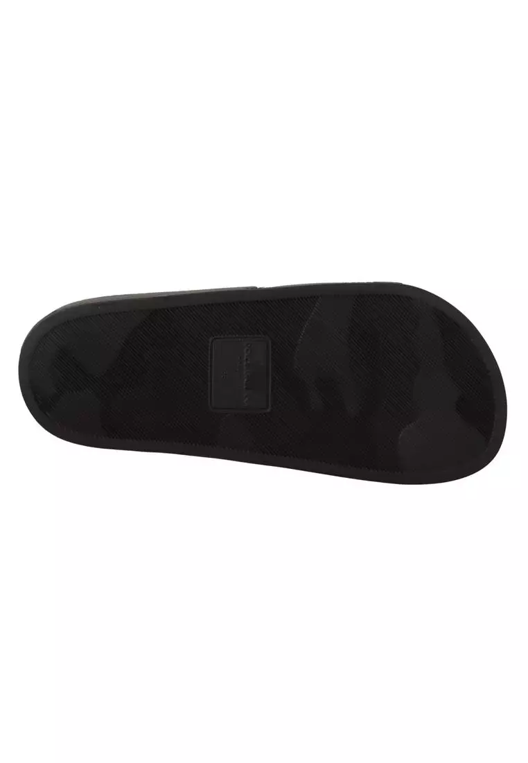 Dolce & Gabbana Dolce & Gabbana Black Leather I Love D&G Slides Sandals ...