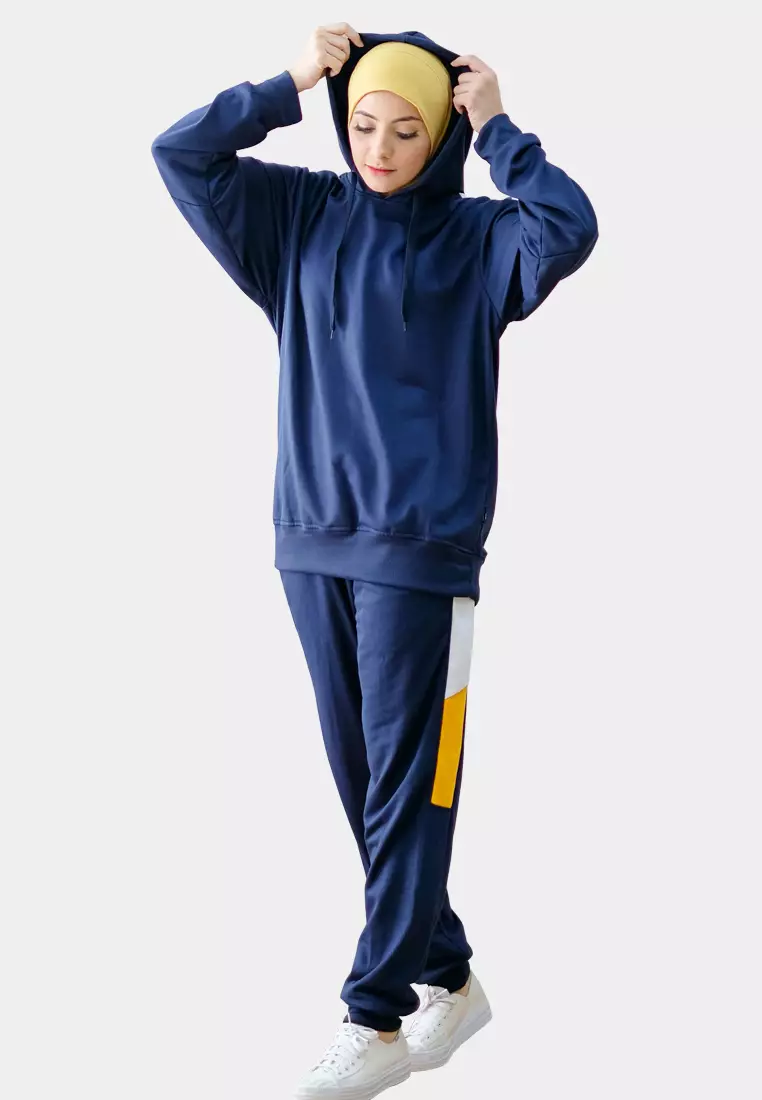 Jual zelena Setelan Baju Olahraga One Set Training Set BIG - Deep Navy ...